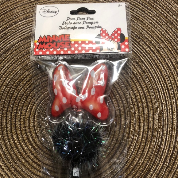 Disney | Office | Minnie Mouse Pom Pom Pen | Poshmark